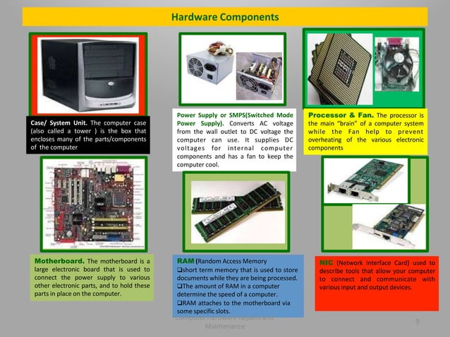 Computer Maintenance Presentation.pptx | Data Storage and Warehousing ...