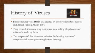 Computer Malware and its types | PPTX