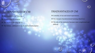 COMPUTER MANAGED INSTRUCTION | PPTX