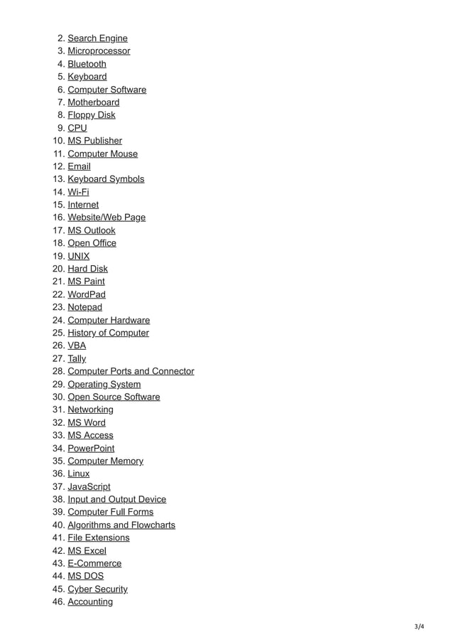 Computer MCQ Book for Competitive Exams 7000 MCQ | PDF