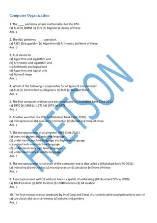 Computer MCQ Question Bank in English for all Competitive Exams - Heetson Publication.pdf