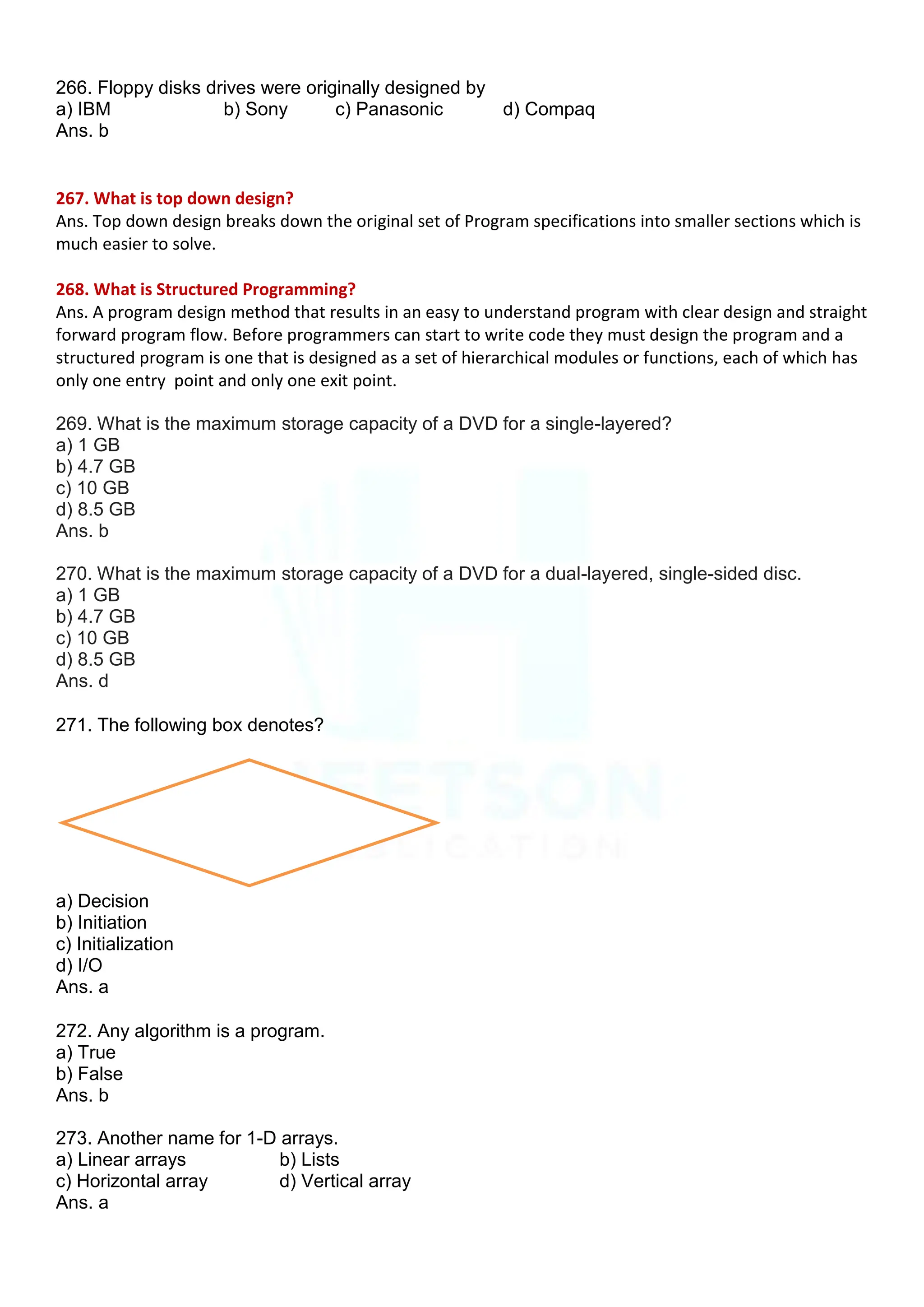 Computer MCQ Question Bank in English for all Competitive Exams ...