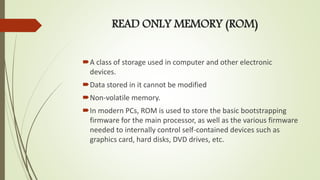 Computer Memory | PPTX