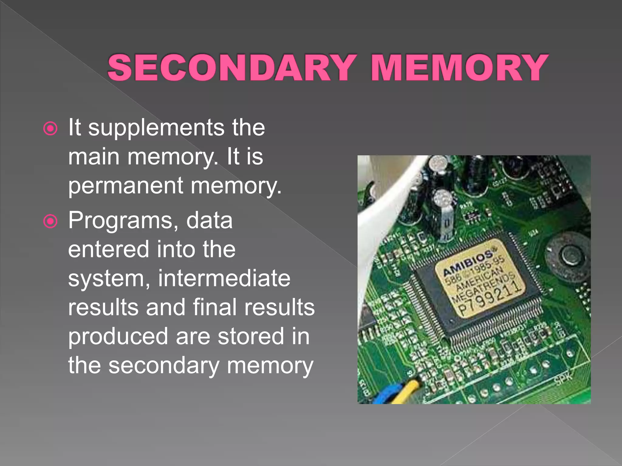 Computer memory & Memory Storage Devices. | PPTX