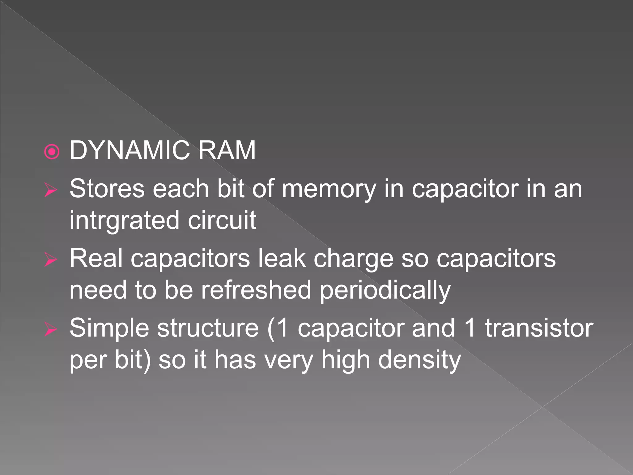 Computer memory & Memory Storage Devices. | PPTX