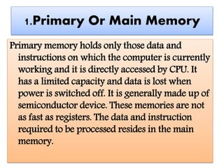 Computer Memory