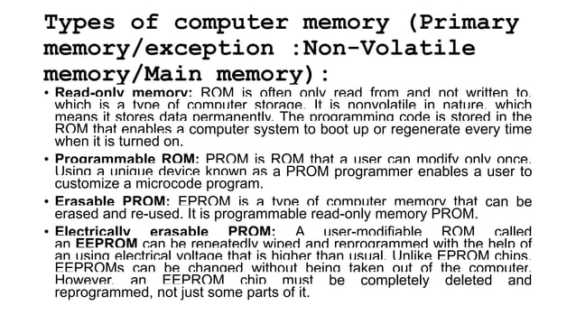 Computer memory and types of memory.pptx