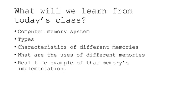 Computer memory and types of memory.pptx