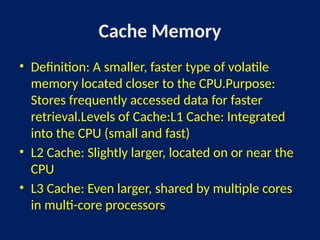 COMPUTER MEMORY -overview,types and.pptx