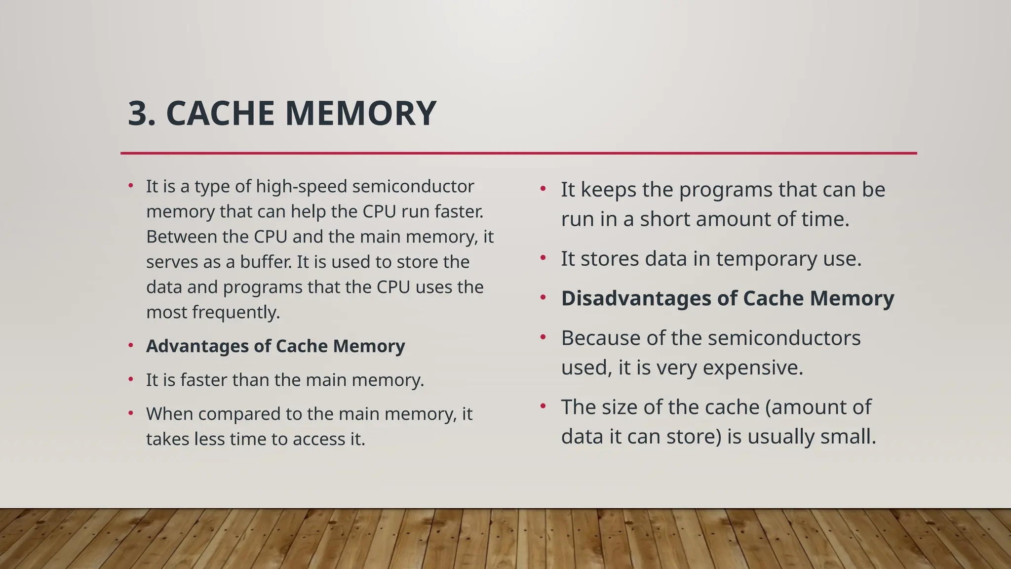 Computer Memory Pptx With Its Types And Storage Pptx