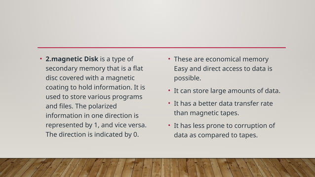 Computer Memory.pptx with its types and storage | PPTX