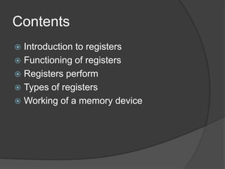 COMPUTER MEMORY | PPT