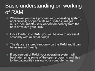 COMPUTER MEMORY | PPT