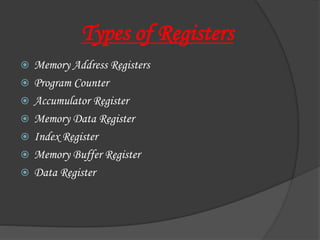 COMPUTER MEMORY | PPT