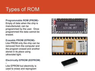 Computer memory | PPTX