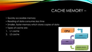 Computer memory in general | PPT