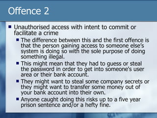 Computer Misuse Act | PPT