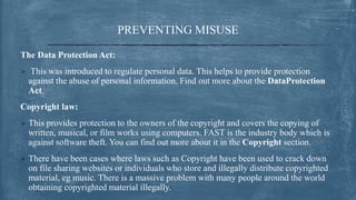 Computer misuse and criminal law | PPTX