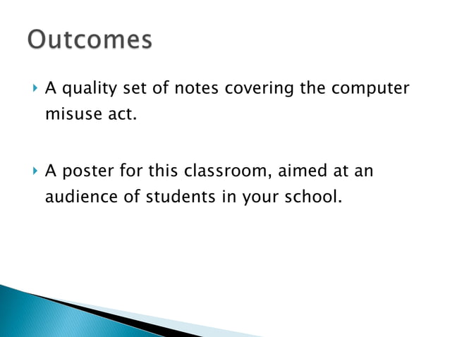 Computer Misuse Act | PPT