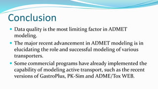 Computational Modeling of Drug Disposition | PPTX