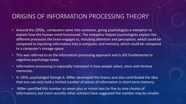 computer models of information processing & human cognition.pptx | Artificial Intelligence ...