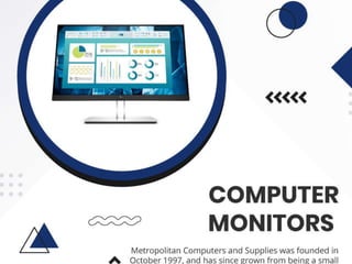 Computer Monitors | PPTX | Computer Peripherals | Computing