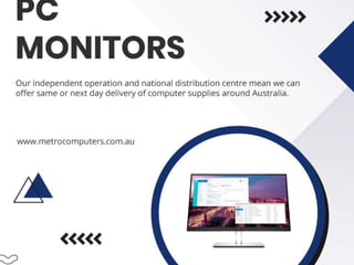 Computer Monitors | PPTX | Computer Peripherals | Computing