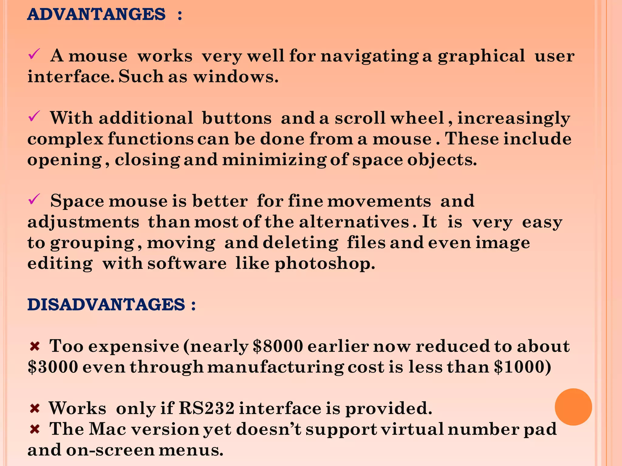 Computer network - Space Mouse | PDF