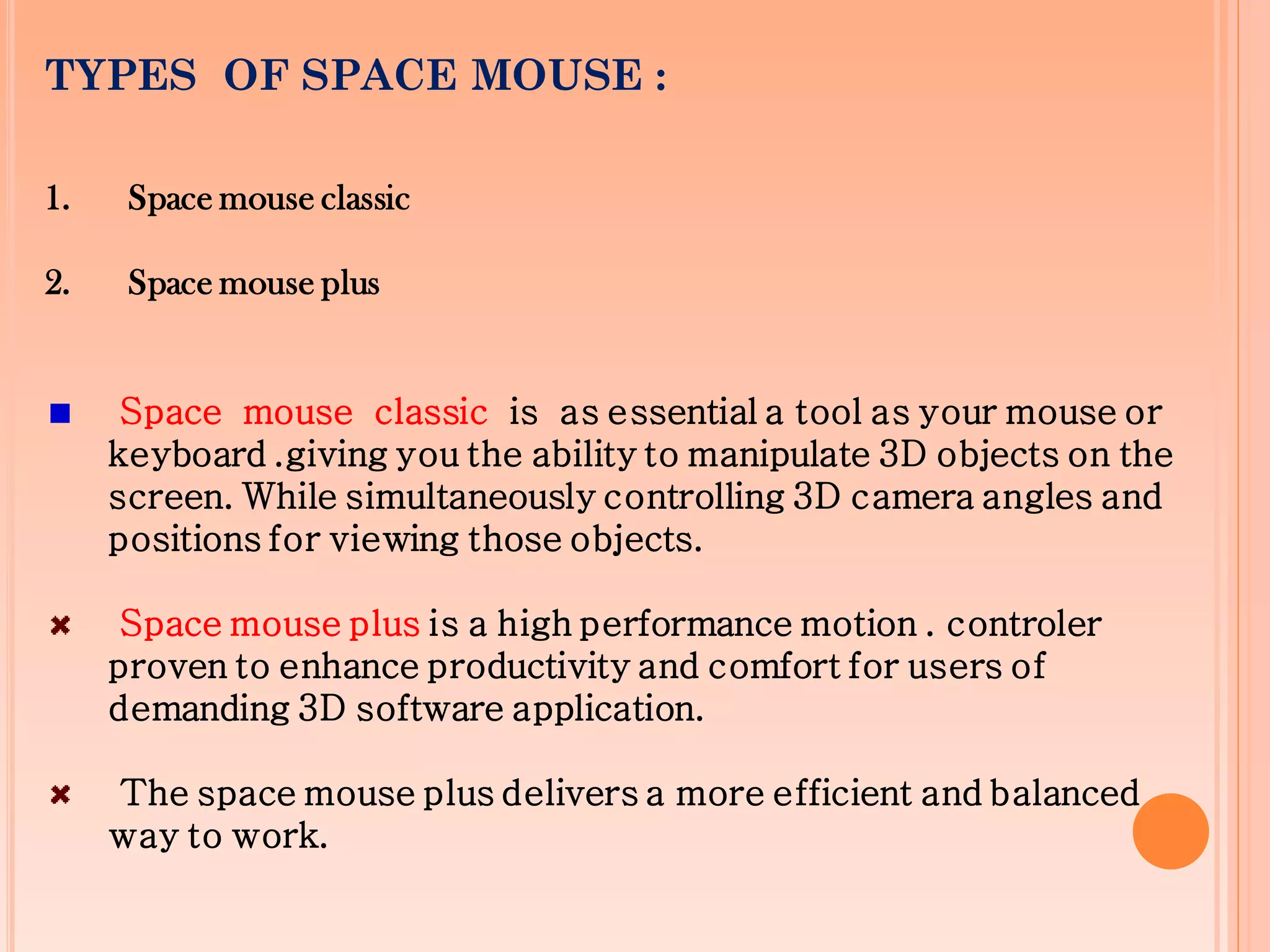 Computer network - Space Mouse | PDF