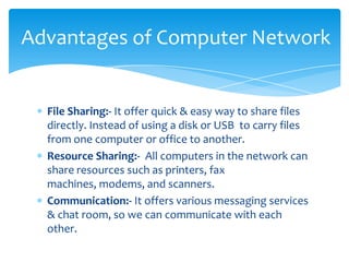 Computer network | PPTX