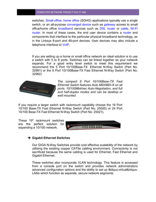 Computer network Report | PDF