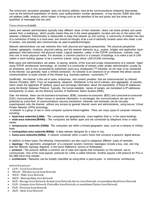 Computer network | PDF