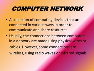 Computer network | PPTX