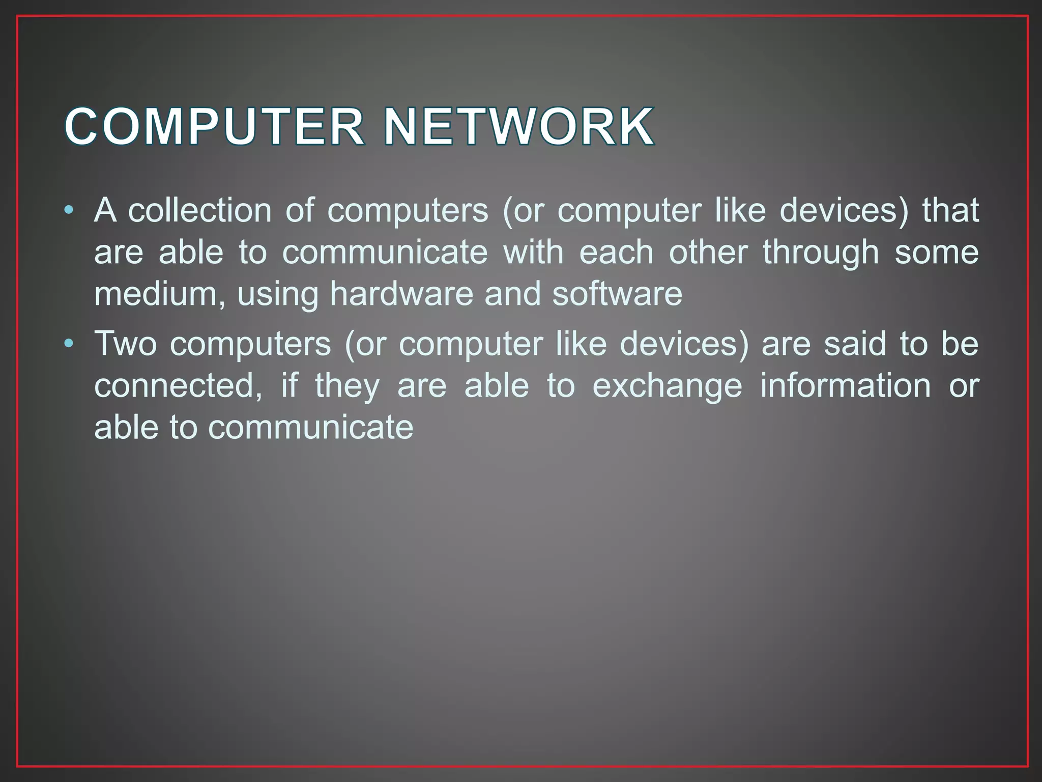 Computer network | PPT