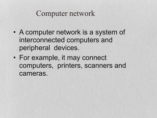 Computer network | PPT