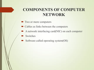 Computer network 1 | PPT