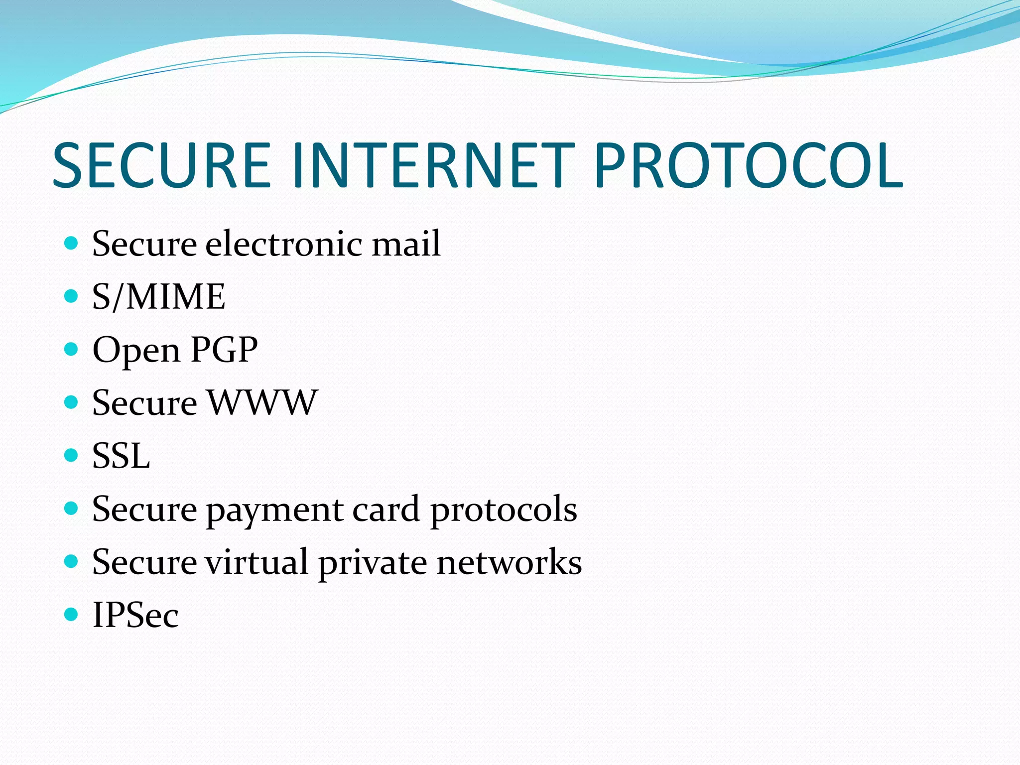 Computer network | PPTX | Information and Network Security | Computing