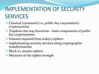 Computer network | PPTX | Information and Network Security | Computing