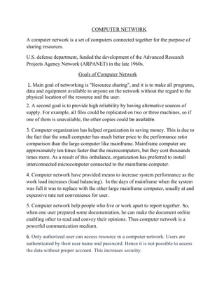 Computer network | PDF