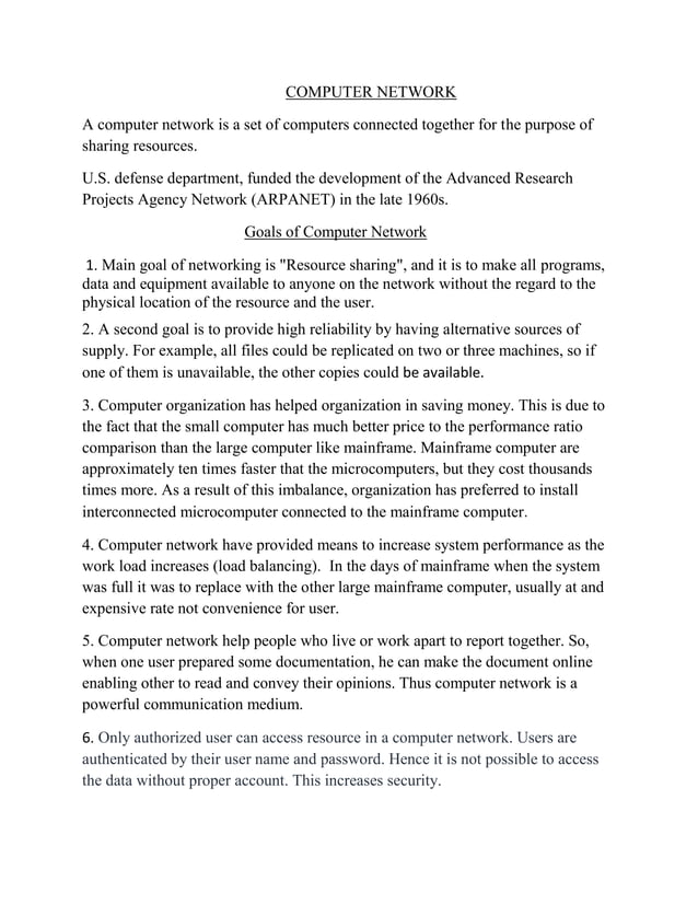 Computer network | PDF