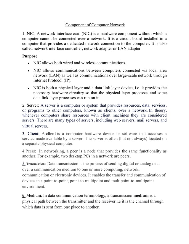 Computer Network Pdf