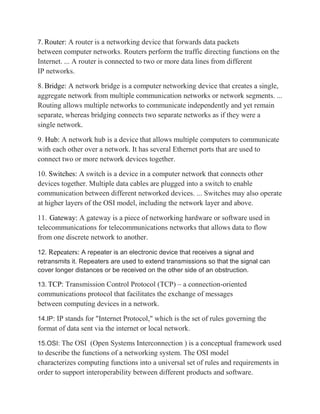 Computer network | PDF