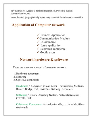 Computer network | PDF