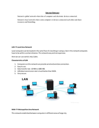 Computer network(Topic) | DOCX | Computer Networking | Computing