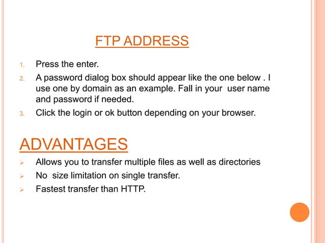 FILE TRANSFER PROTOCOL | PPTX