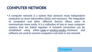 COMPUTER NETWORK.pptx COMPUTER NETWORK.pptx