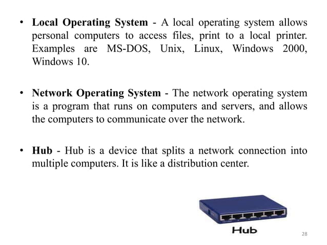 Computer network coe351- part1- final | PPT