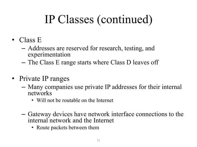 Computer network coe351- part3-final | PPT