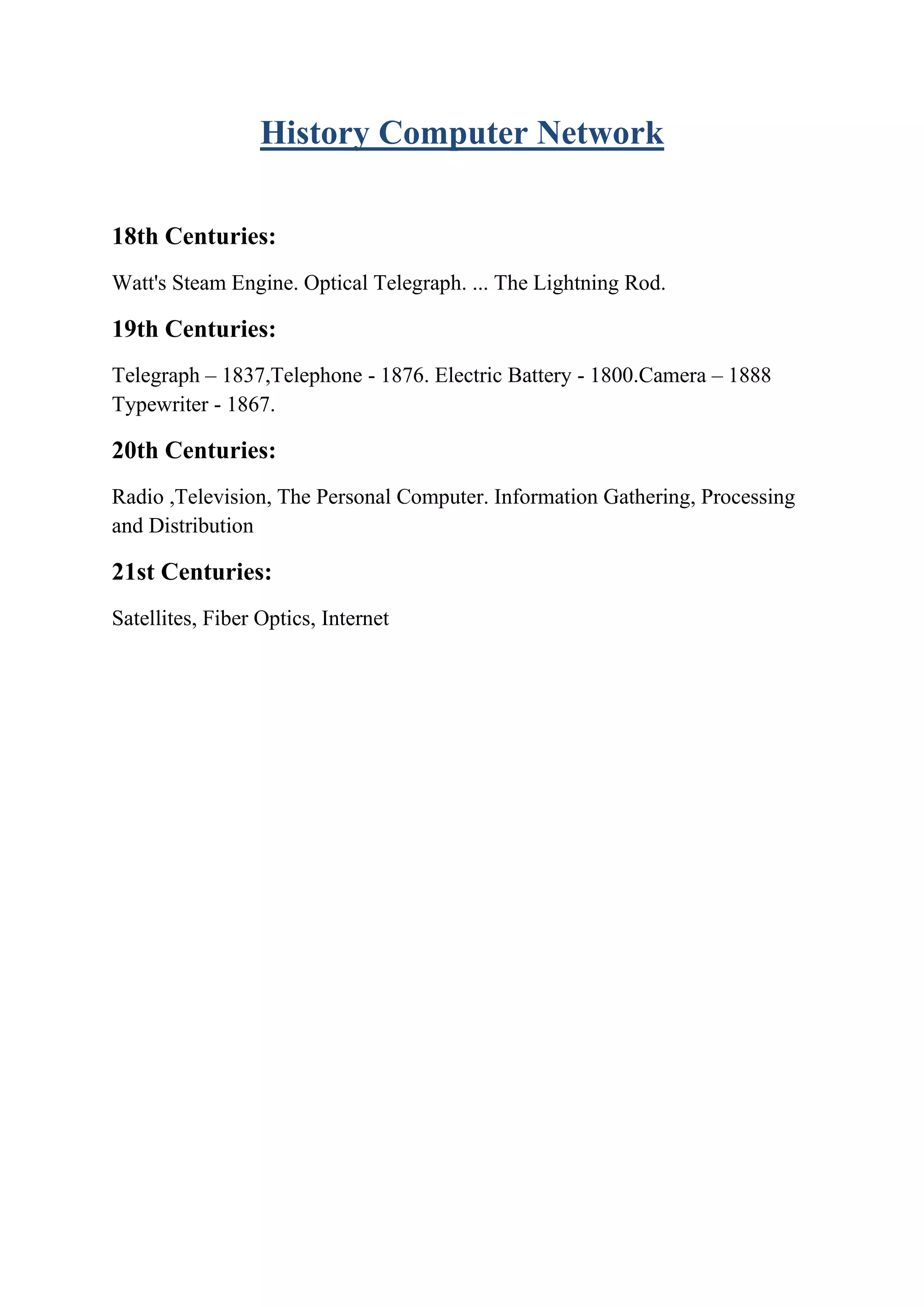 Computer network Introduction | PDF