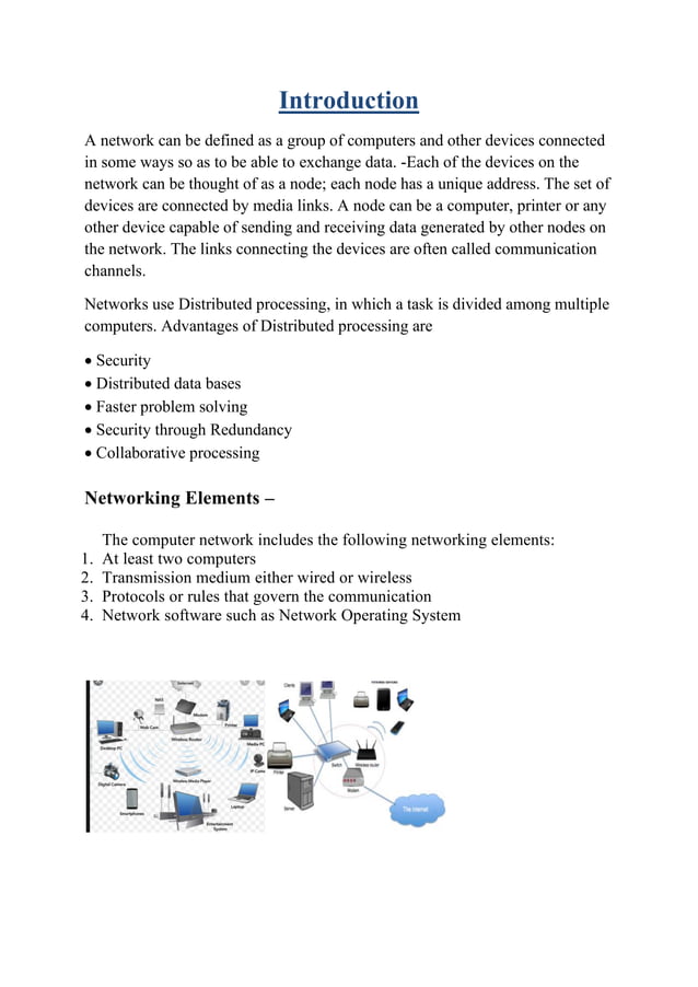 Computer network Introduction | PDF